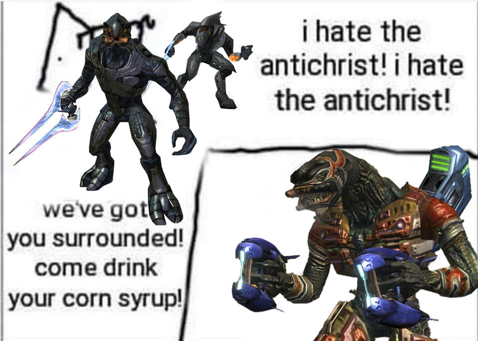 I Halo The Antichrist I Hate The Antichrist Know Your Meme