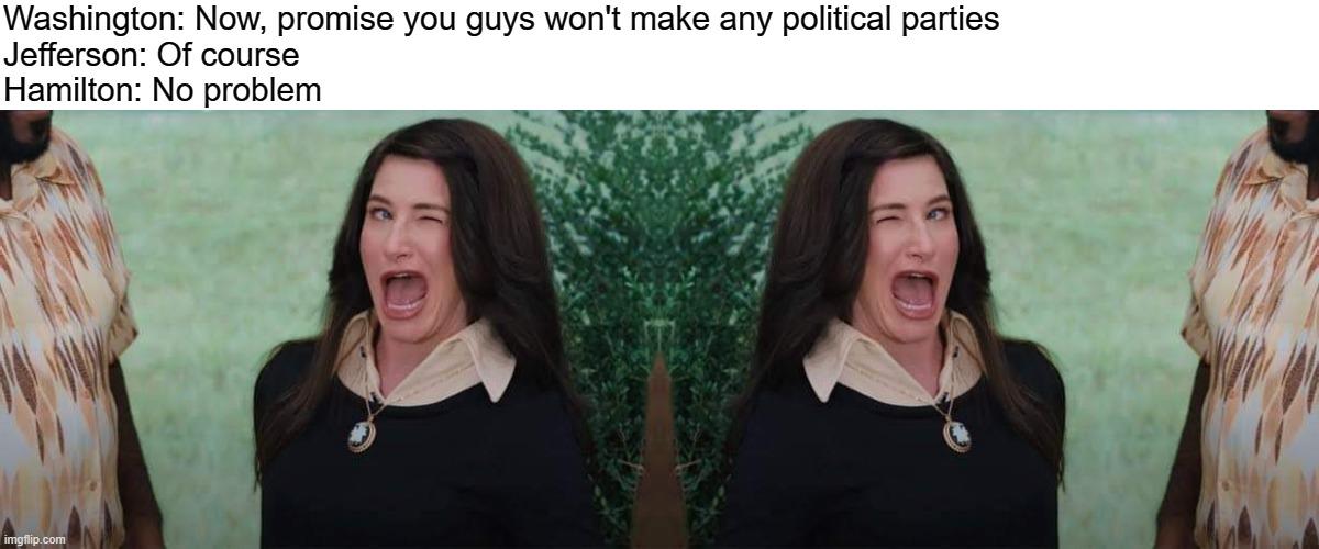 would never even think it | Agnes Harkness Winking | Know Your Meme