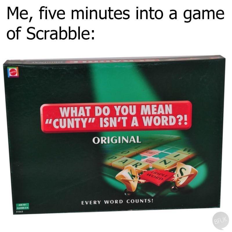 Finally a game for me | Scrabble | Know Your Meme