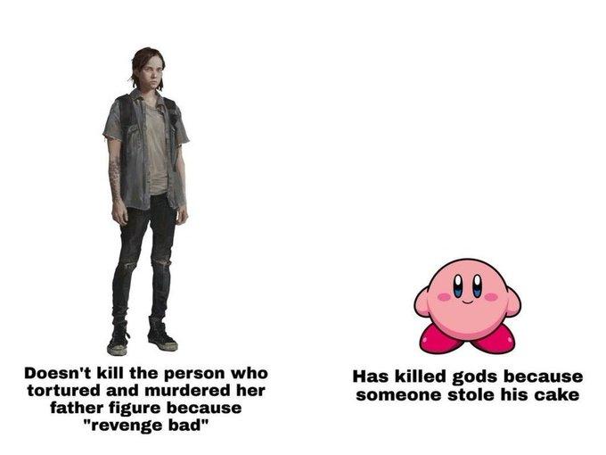 Ellie vs. Kirby | Kirby | Know Your Meme
