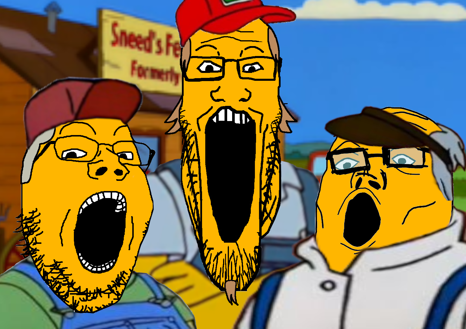soyjak trio (sneed) | Sneed's Feed and Seed | Know Your Meme
