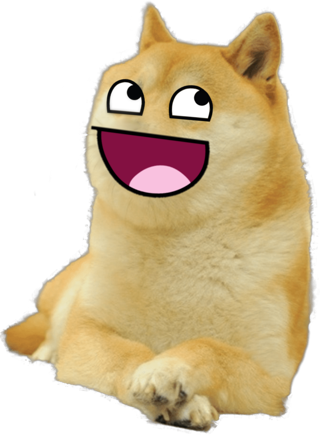 Awesome face doge (spent 24 hours on it don't remove for low quality ...