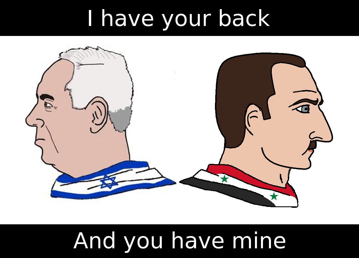 I have your back and you have mine, Syrian Civil War: Israel and Assad ...
