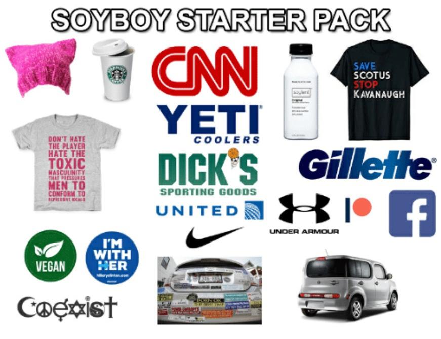 Soy boy starter pack | Soy Boy | Know Your Meme