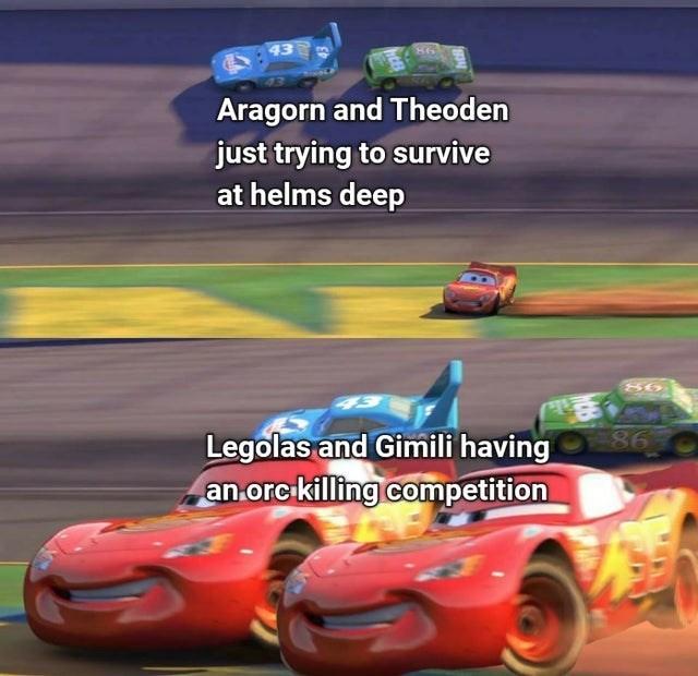 Do you think it's a game? | Lightning McQueen Drifting | Know Your Meme