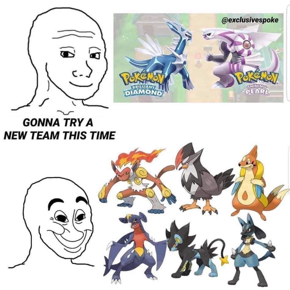 new team | Sinnoh Confirmed | Know Your Meme