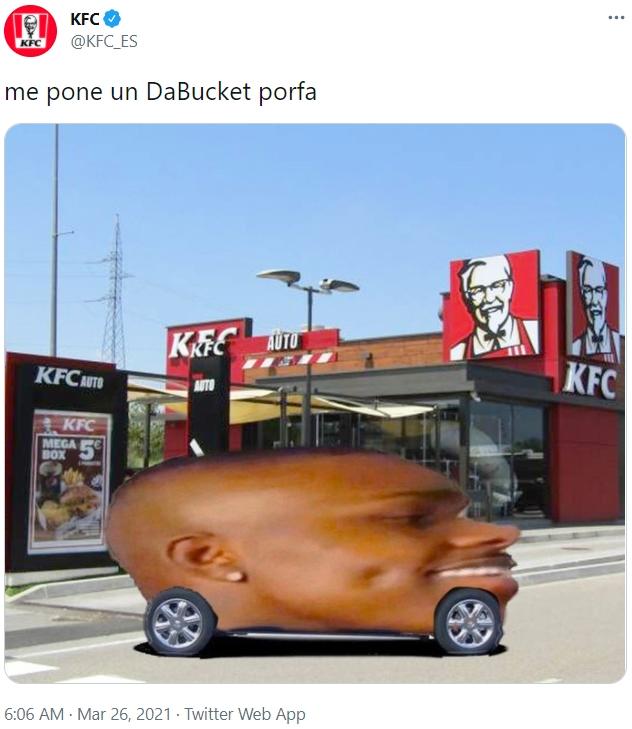Spanish KFC Twitter Posts DaBaby Convertible | DaBaby Convertible ...