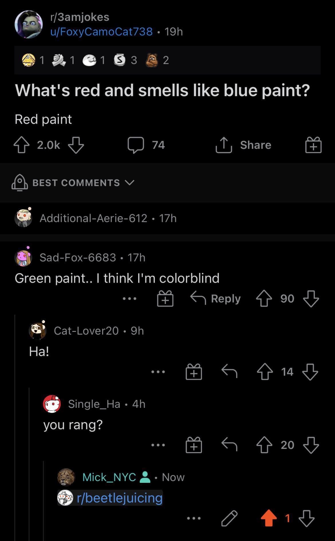 Sniffing paint... | /r/beetlejuicing/ | Beetlejuicing | Know Your Meme