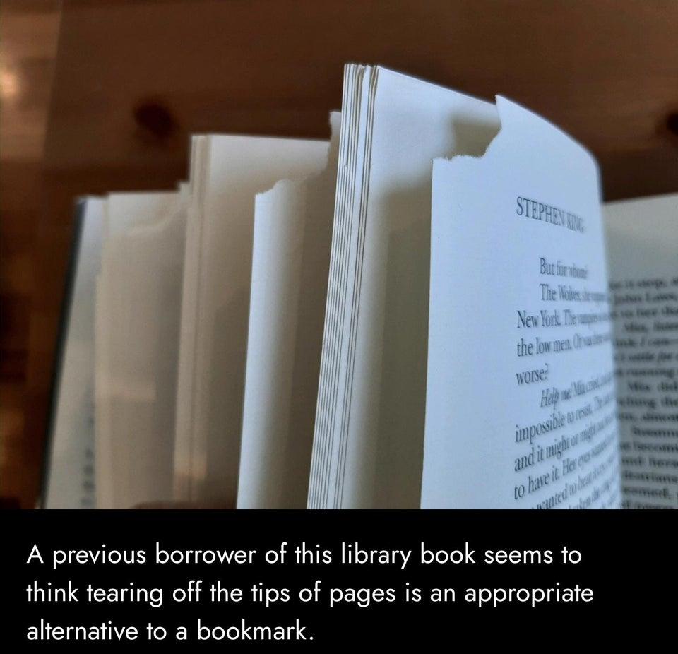 Bookmarks in a Library Book | Know Your Meme