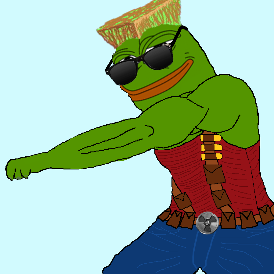 Duke Nukem pepe | He Cute | Know Your Meme