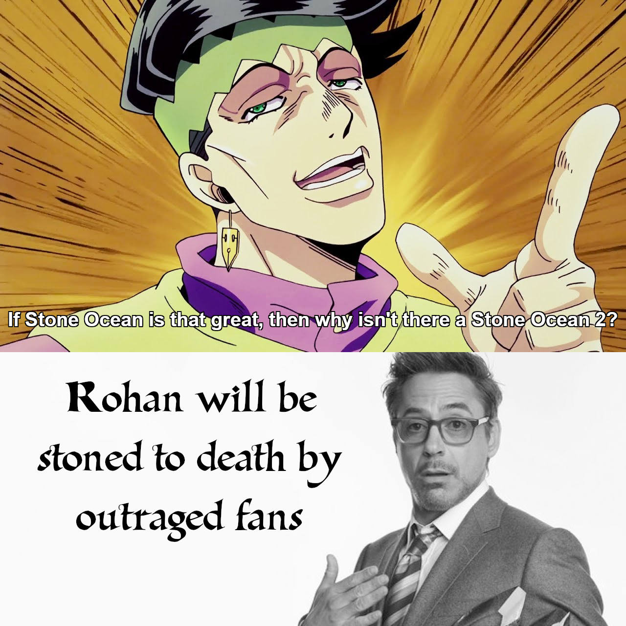 Rohan has a message for everyone | /r/ShitPostCrusaders/ | JoJo's ...