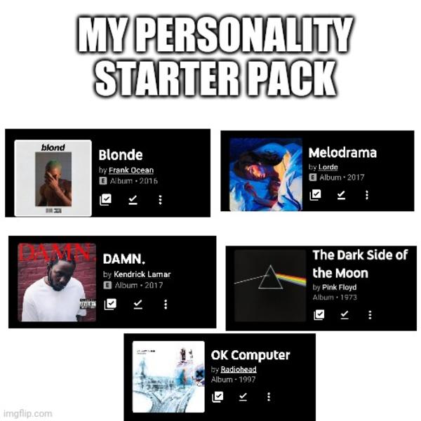 my personality starter pack | /r/starterpacks | Starter Packs | Know ...