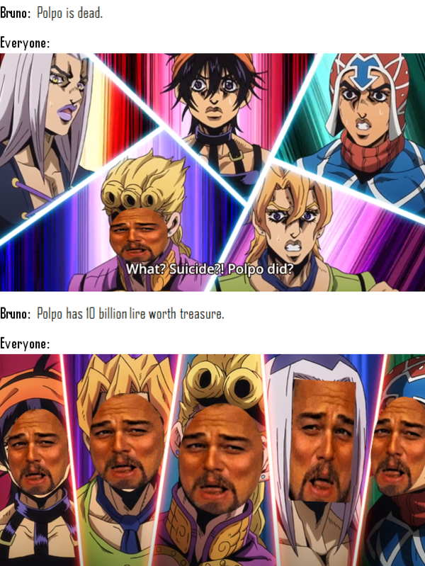 Nobody cares about Polpo (not even me). | /r/ShitPostCrusaders/ | JoJo ...