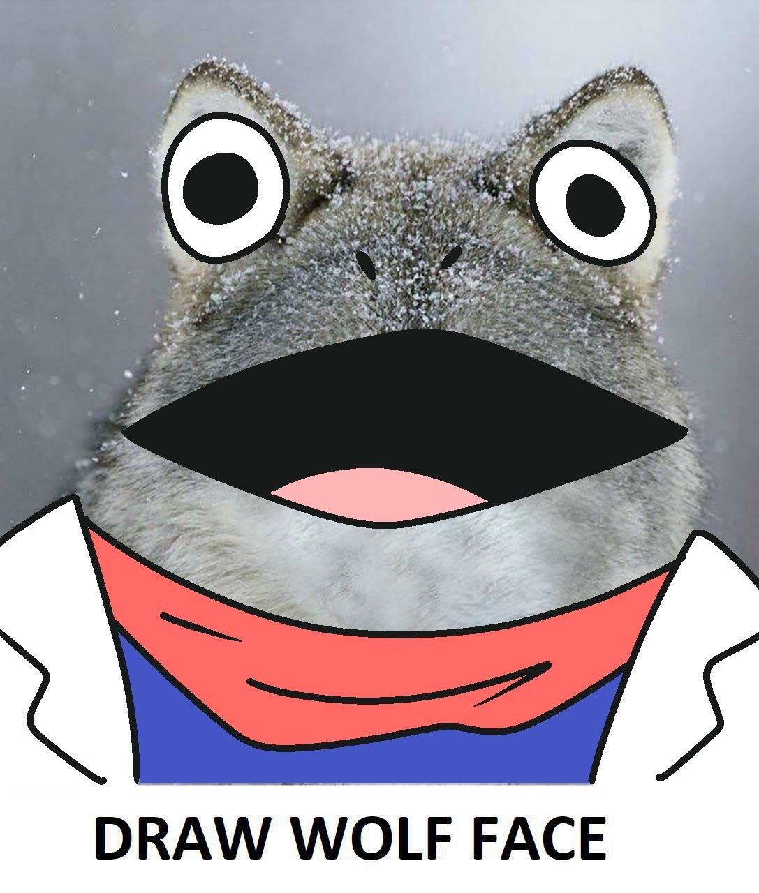 "Hey Fox" | Draw Wolf Face | Know Your Meme