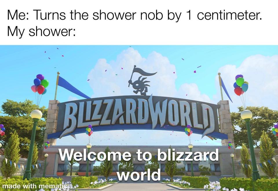 Adjusting the Shower Temperature | Me IRL | Know Your Meme