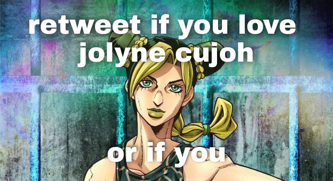 Retweet If You Love Jolyne Cujoh | JoJo's Bizarre Adventure | Know Your ...