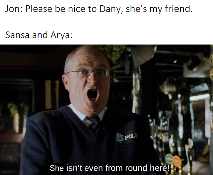 Nutty hostility. | /r/FreeFolk | /r/freefolk | Know Your Meme