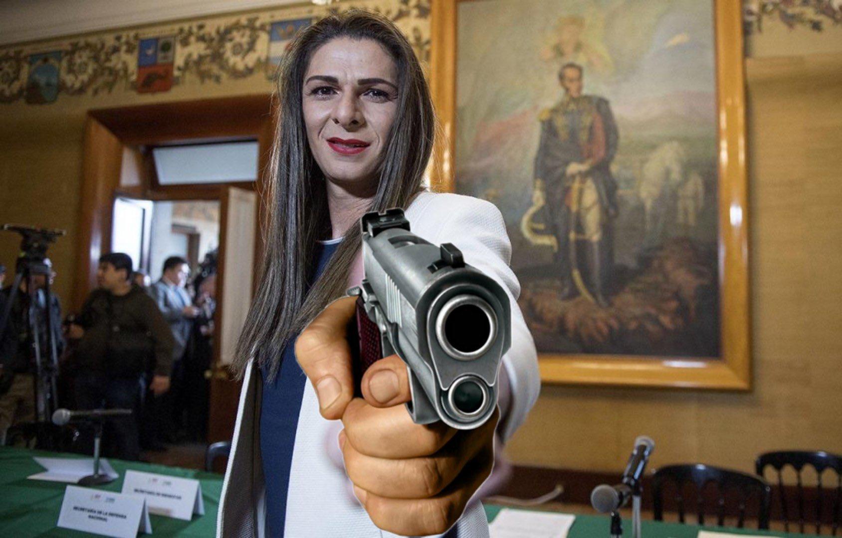 Here's your lady | Hand Pointing a Gun | Know Your Meme
