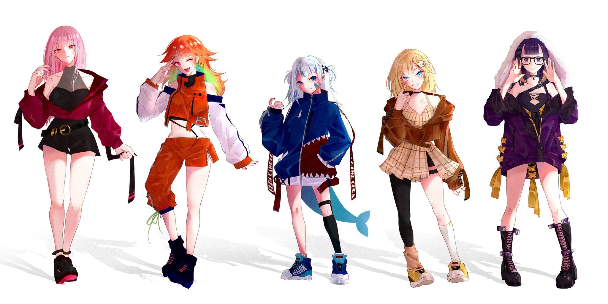 HololiveEN Casual outfits | Hololive | Know Your Meme