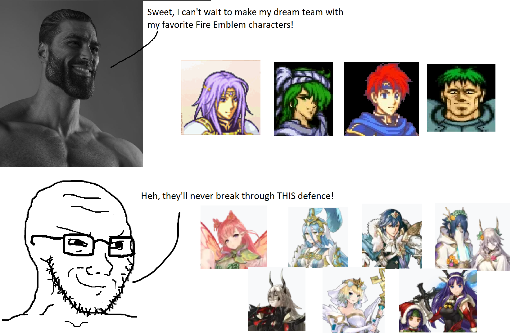 The two types of FEH players. | Fire Emblem Heroes | Know Your Meme