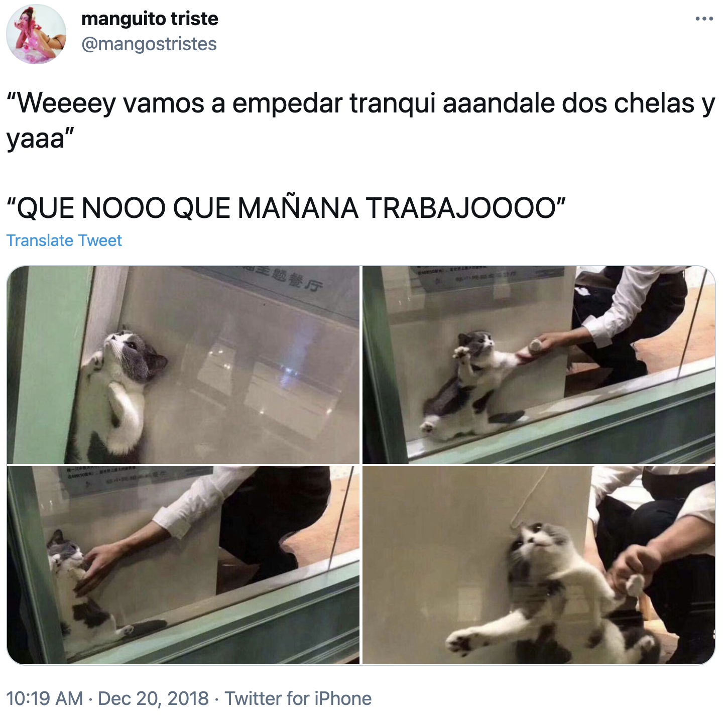 “Weeeey vamos a empedar tranqui aaandale dos chelas y yaaa” “QUE NOOO ...