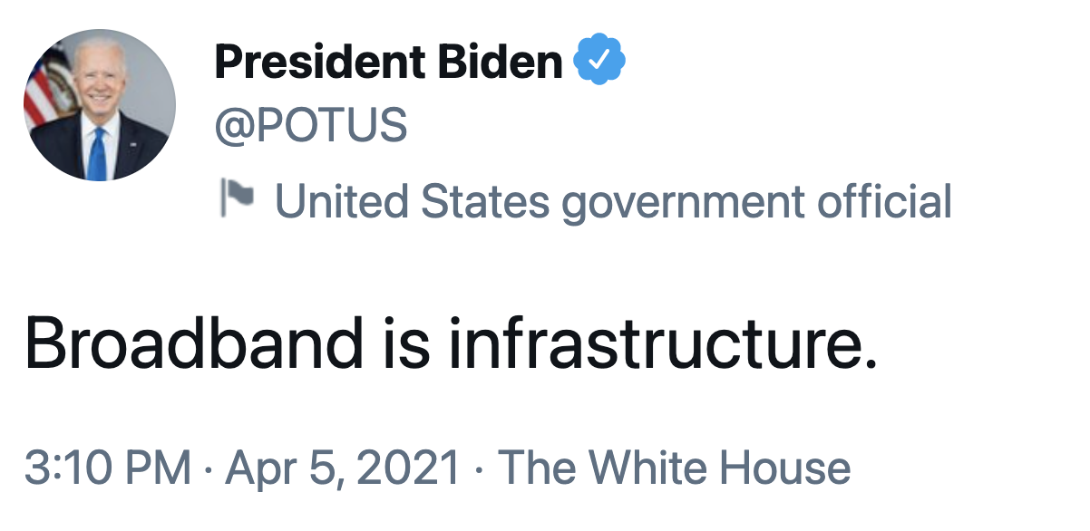 Broadband is infrastructure. | Is Infrastructure | Know Your Meme