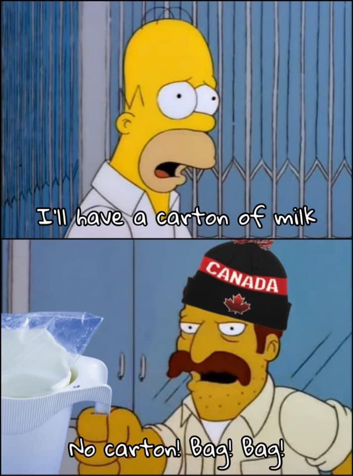 Bagged milk posting - Khlav Kalash | Simpsons Bortposting® | Know Your Meme
