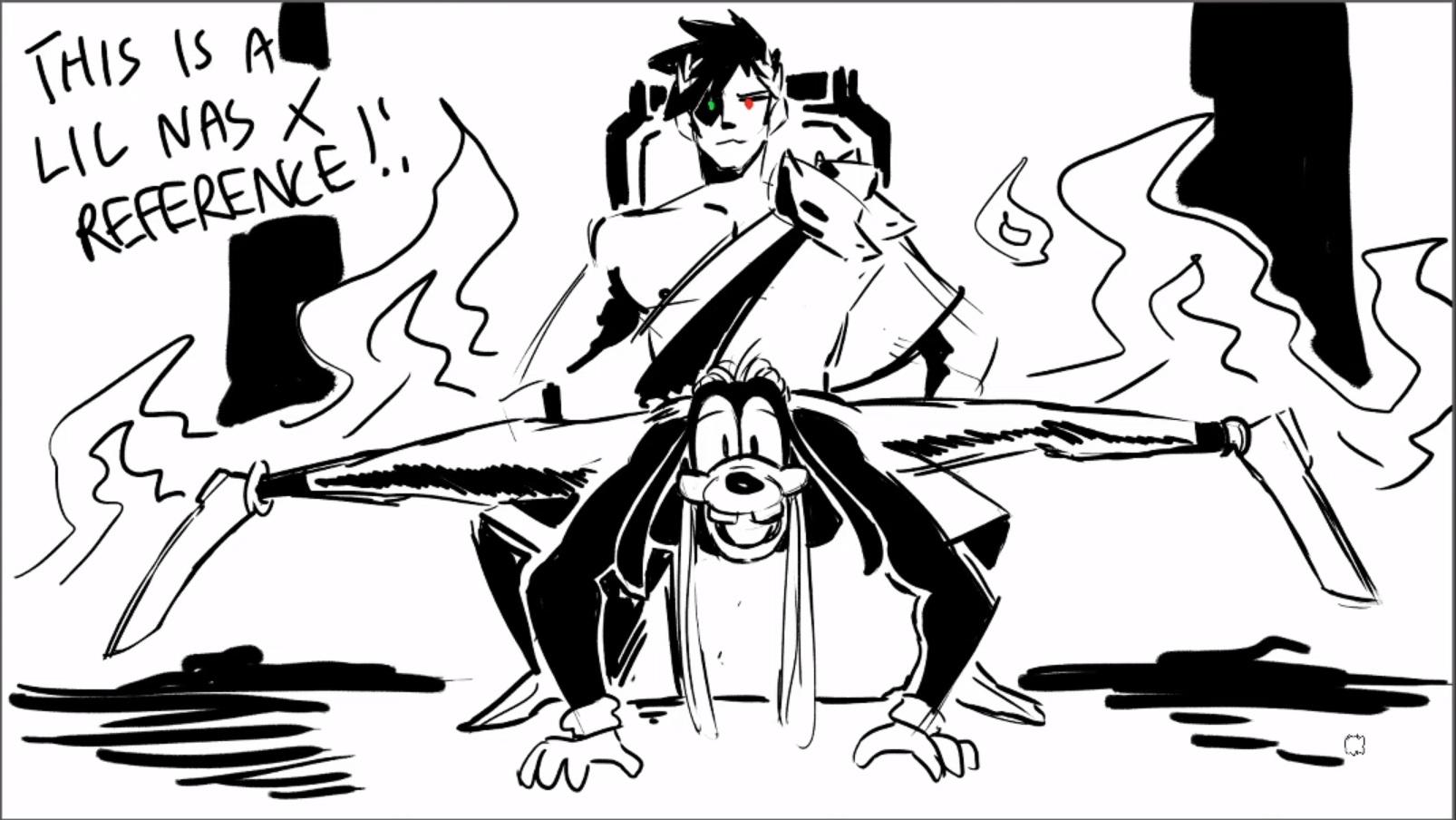 Just Goofy and Zagreus | Drawfee | Know Your Meme