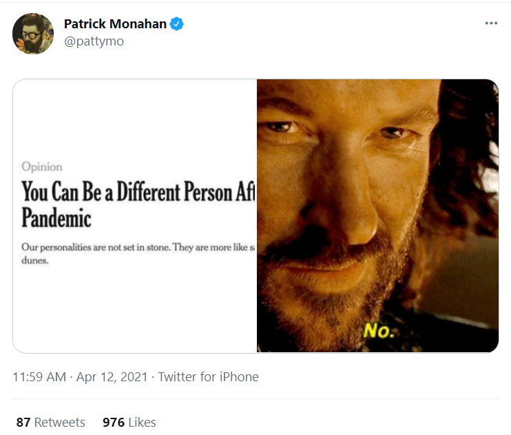 Isildur No | You Can Be A Different Person After The Pandemic | Know ...