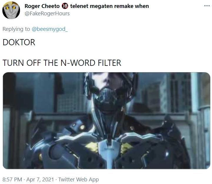 DOKTOR, TURN OFF THE N-WORD FILTER | Intel Bleep | Know Your Meme