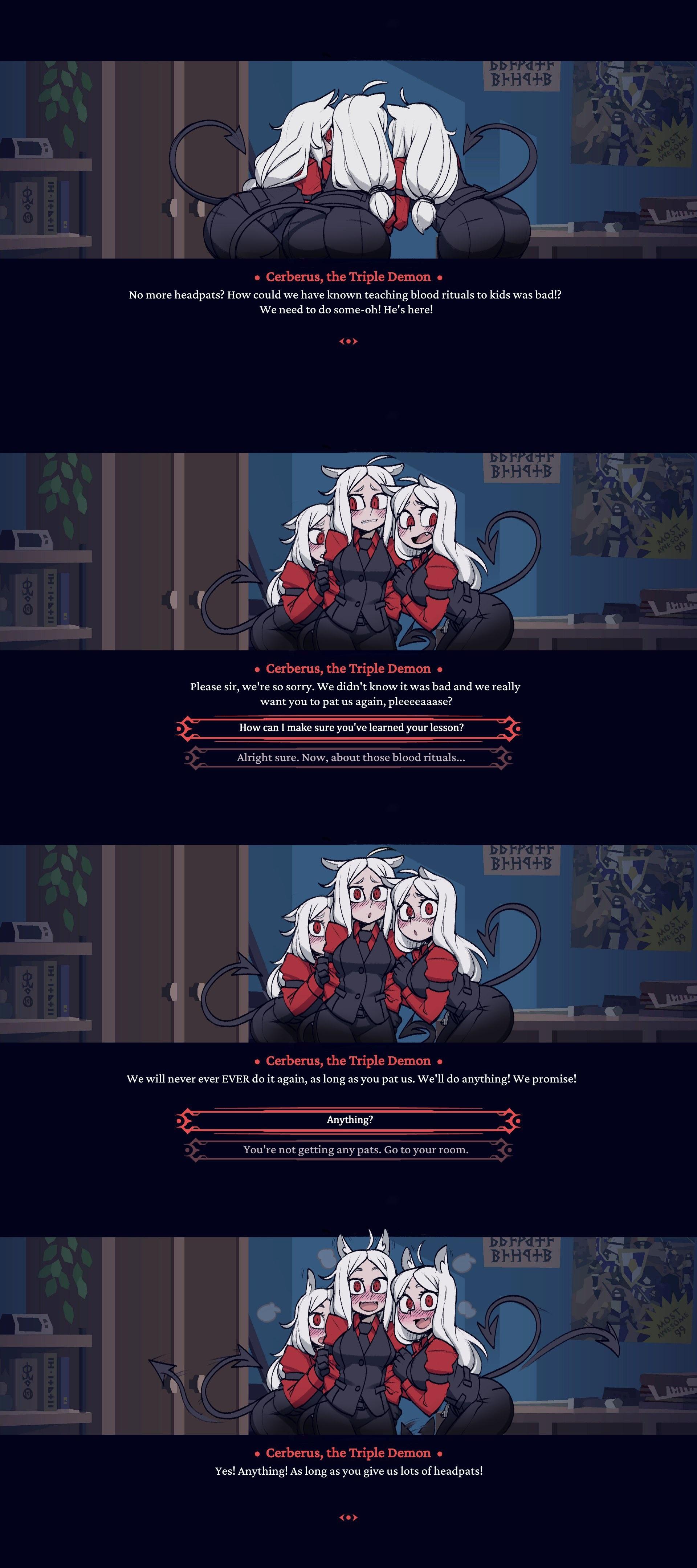 κτύπημα κεφαλιών | Helltaker | Know Your Meme