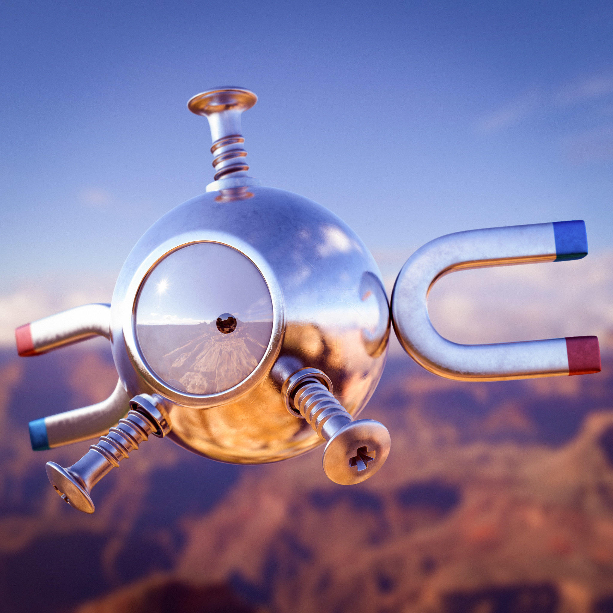 Magnemite by gabriel3dsculptor | Pokémon | Know Your Meme