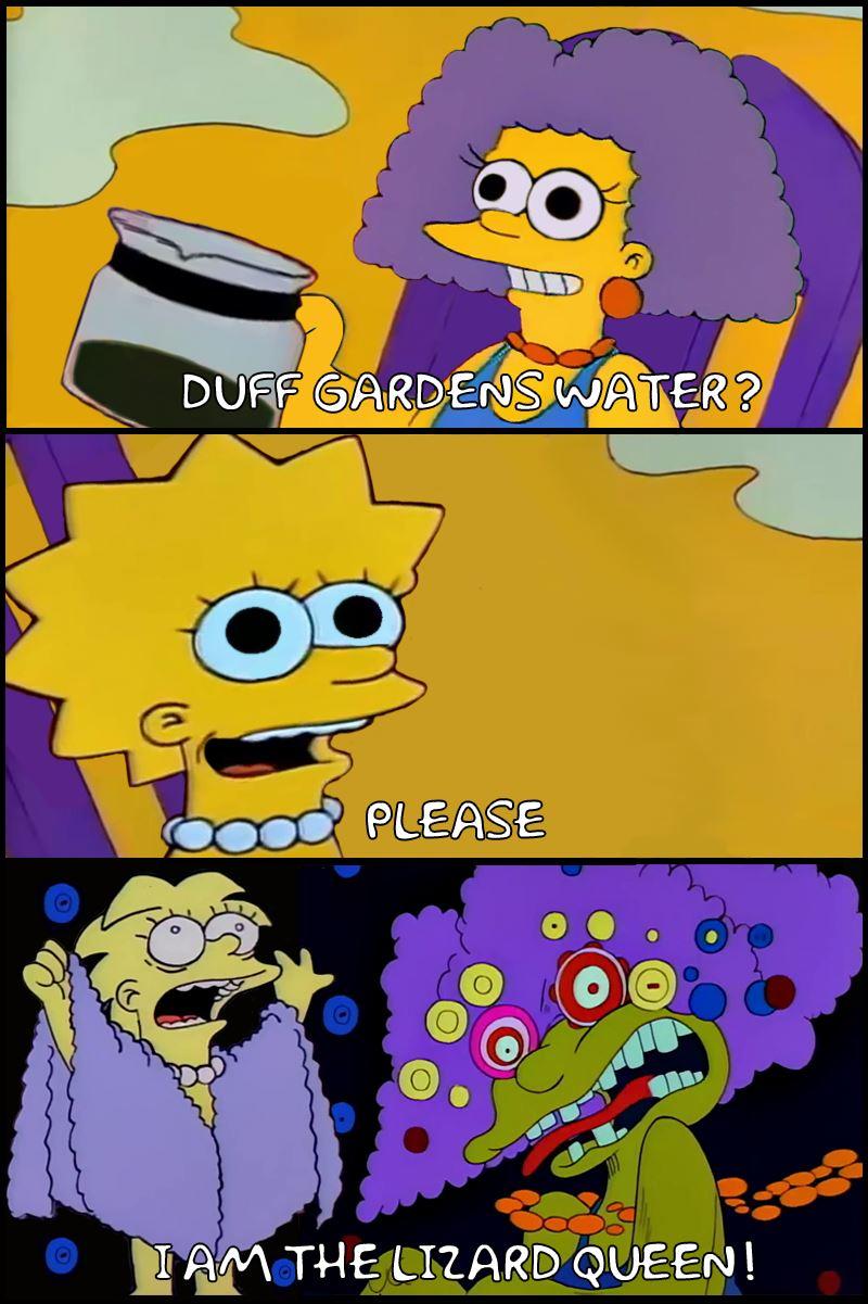 Don't drink the water... | Simpsons Bortposting® | Know Your Meme