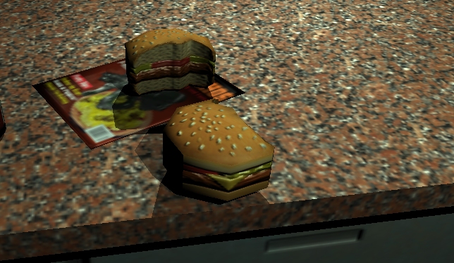 doom 3 burger | Low Poly Gimmick Accounts | Know Your Meme