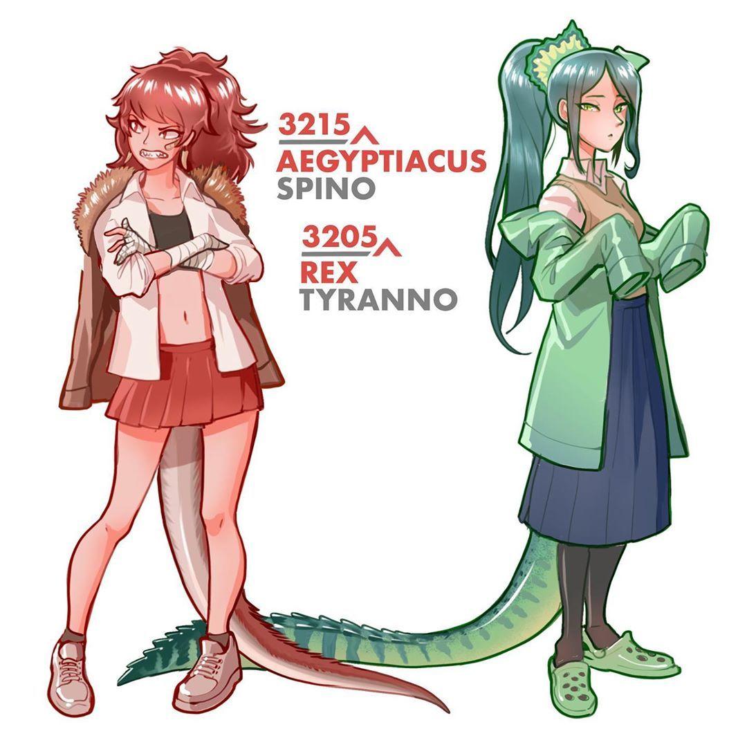 Paleo Idols by Theamazingspino | Gijinka / Moe Anthropomorphism | Know ...