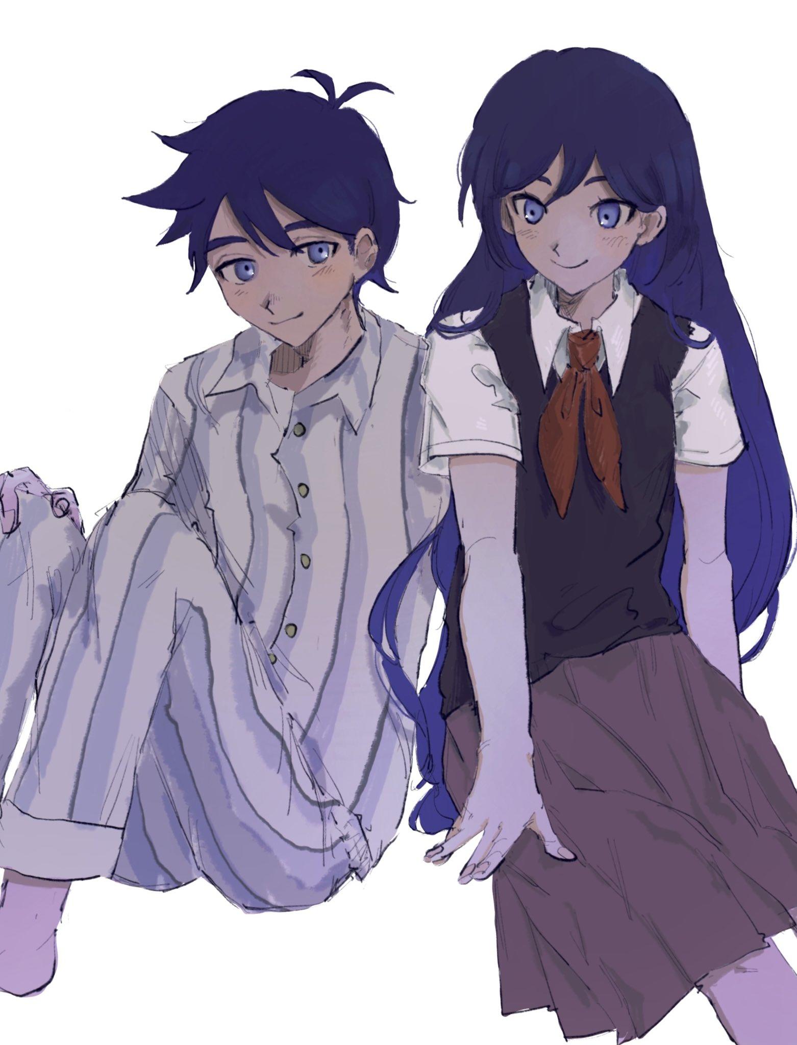 Hero and Mari by @vivaviva_02 | OMORI | Know Your Meme