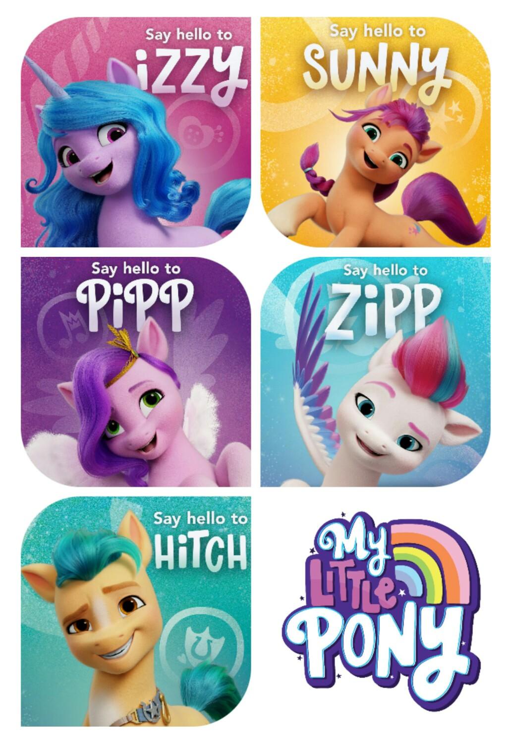 Say hello to the Mane 5 | My Little Pony: A New Generation | Know Your Meme