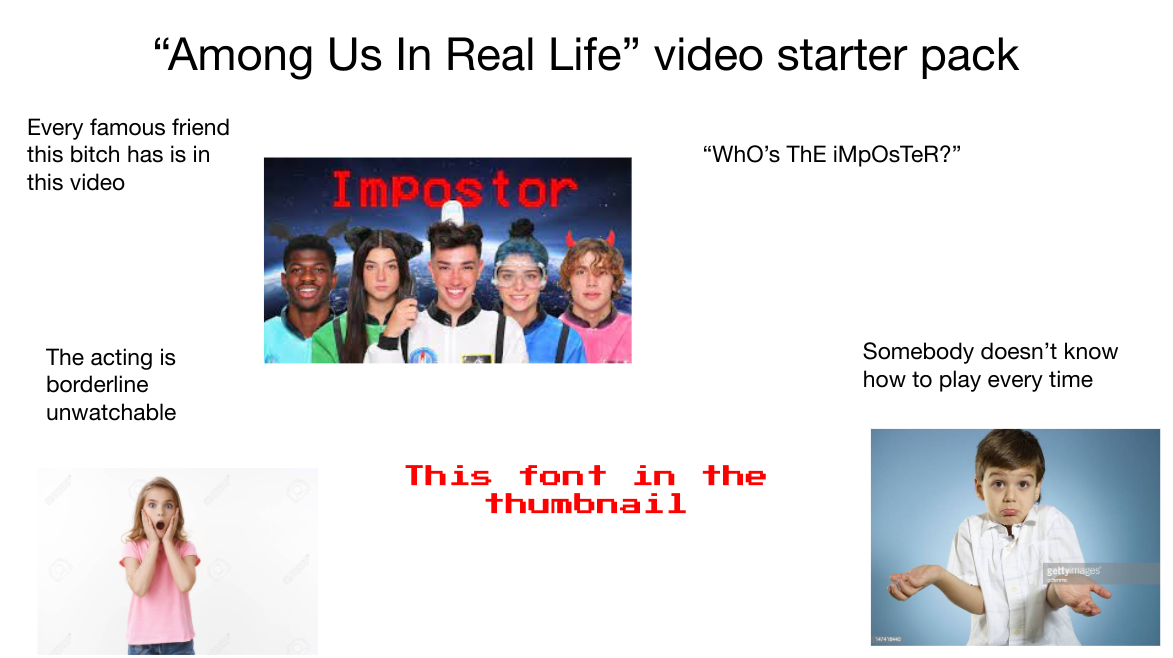 Among Us In Real Life starter pack | /r/starterpacks | Starter Packs ...