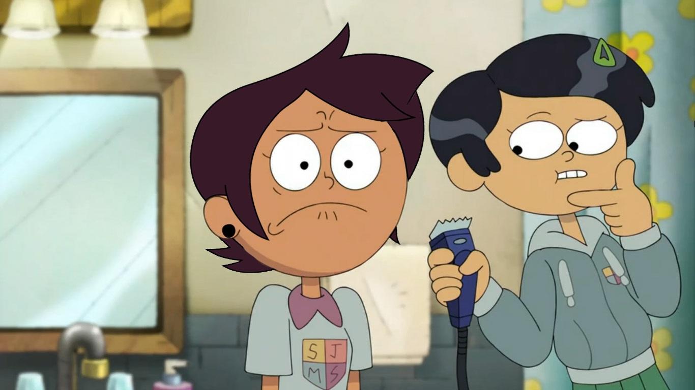 Anne gets a new hair style. | Amphibia | Know Your Meme