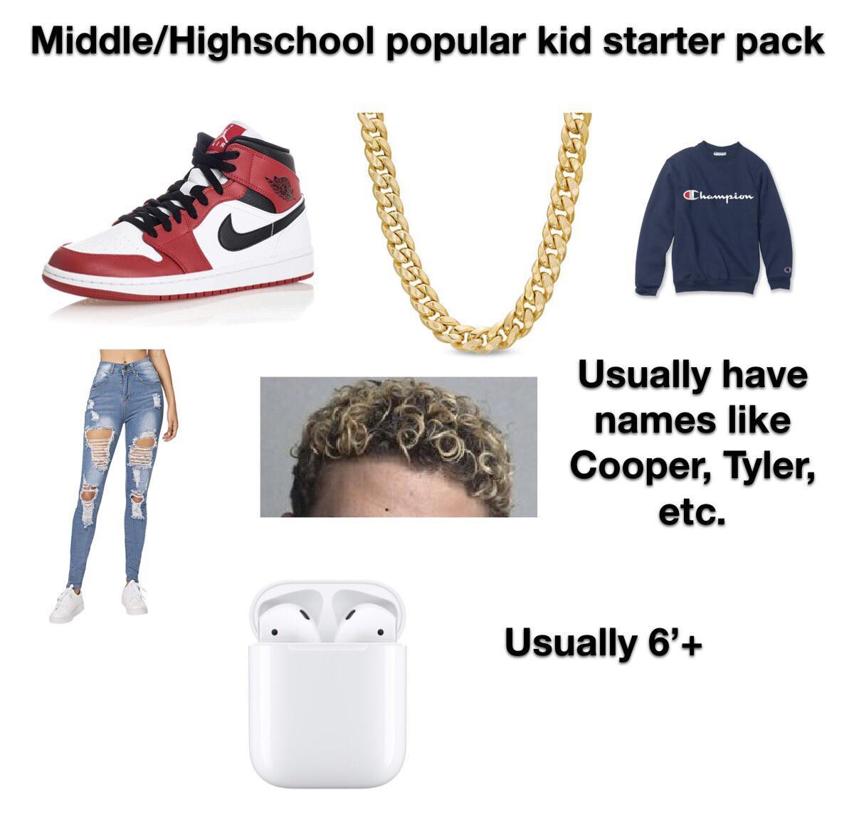 Middle school starter pack | /r/starterpacks | Starter Packs | Know ...
