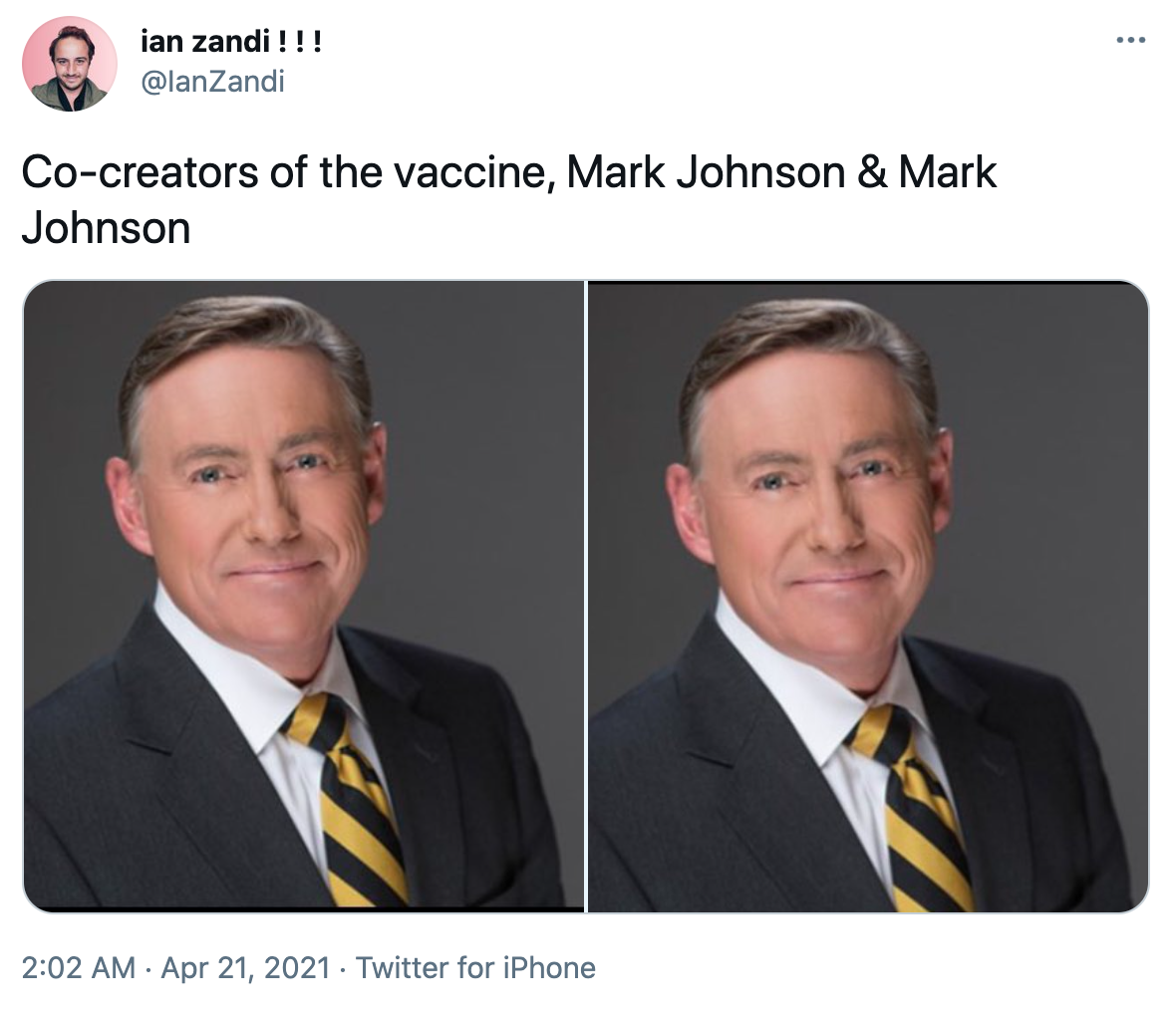 Johnson and Johnson | Mark Johnson | Know Your Meme