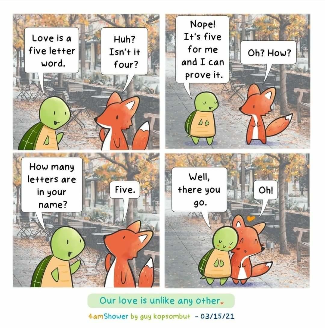 Love is a five letter word | /r/wholesomememes | Wholesome Memes | Know ...