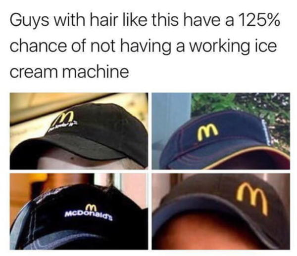 That one hat | McDonald's Ice Cream Machine | Know Your Meme