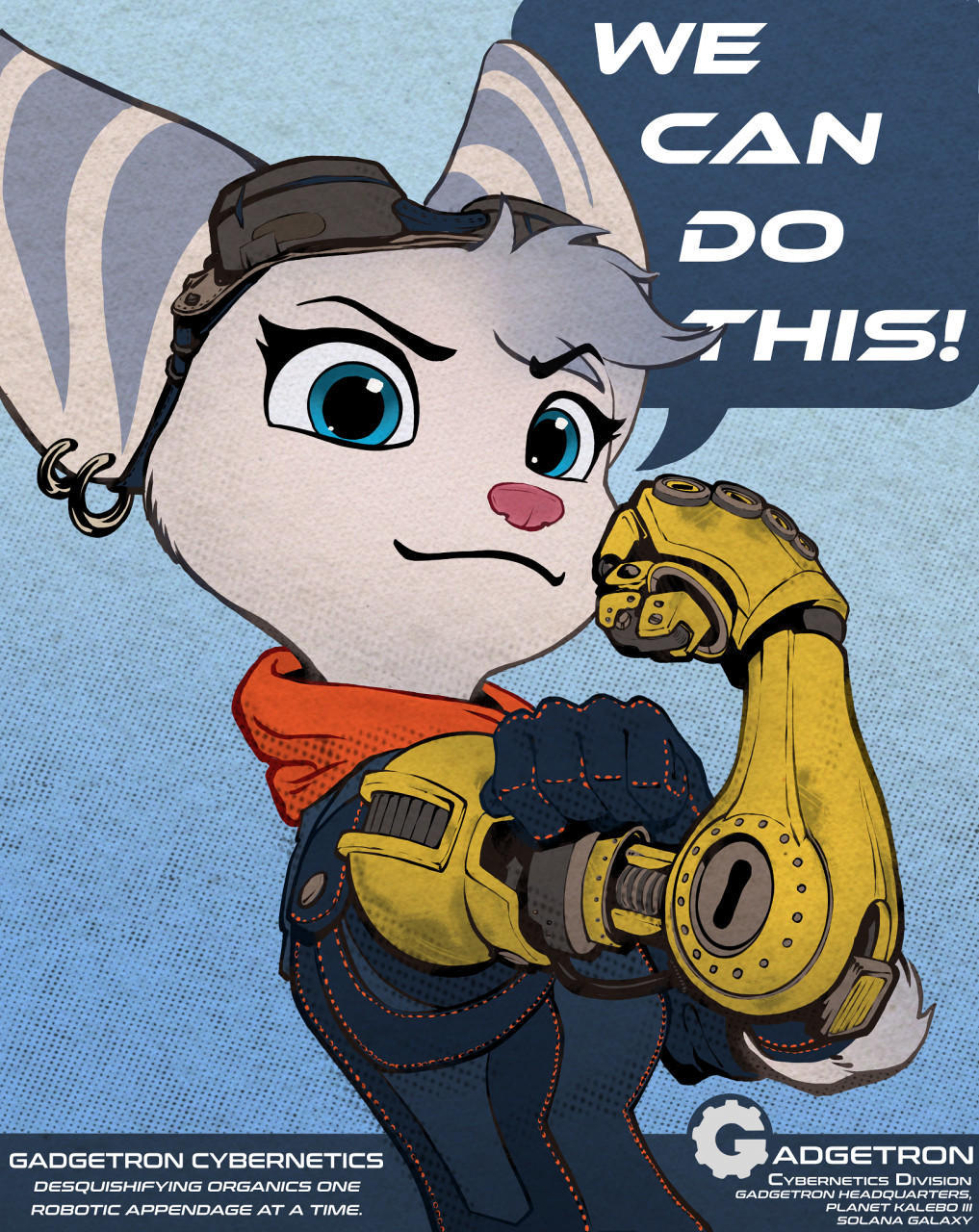 Rivet Poster By EdisonFox | Ratchet & Clank | Know Your Meme