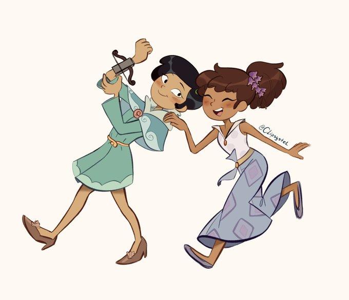 Anne and Marcy by Clipsystel | Amphibia | Know Your Meme