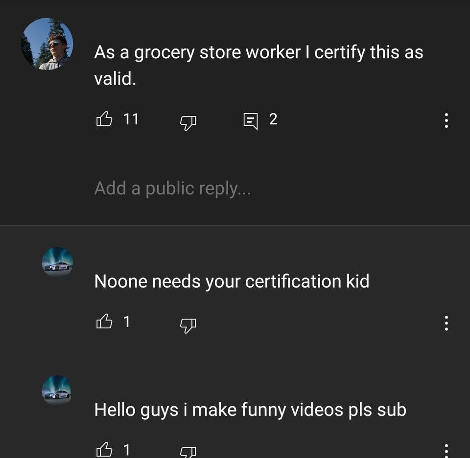 Classic YouTube Comments | Know Your Meme