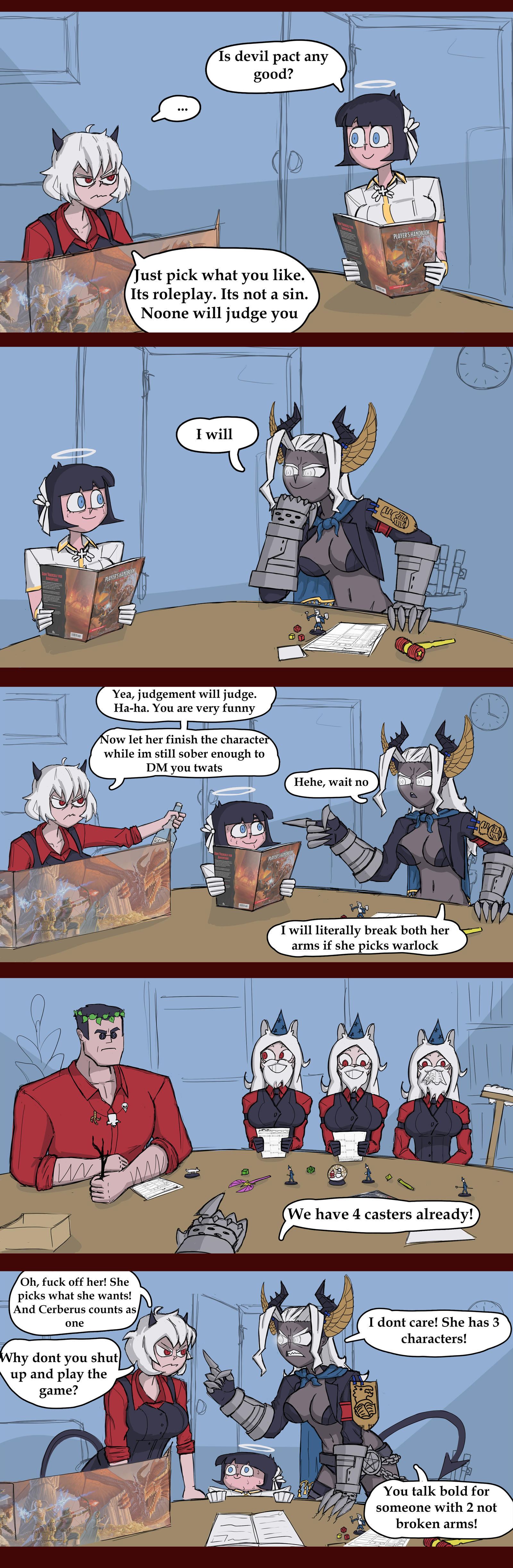 D&D: The Second Attempt | Helltaker | Know Your Meme