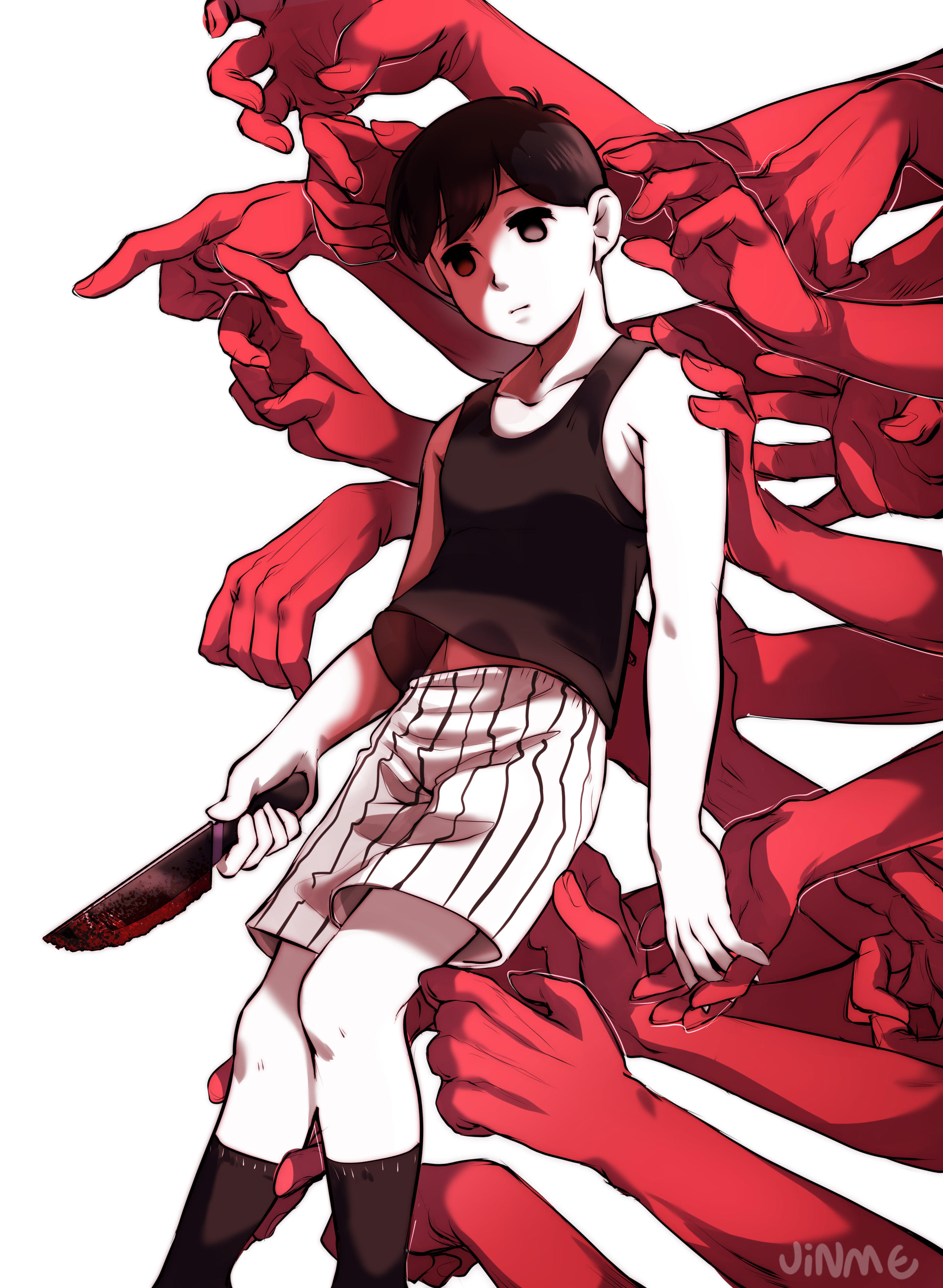 You learned [RED HANDS] | OMORI | Know Your Meme