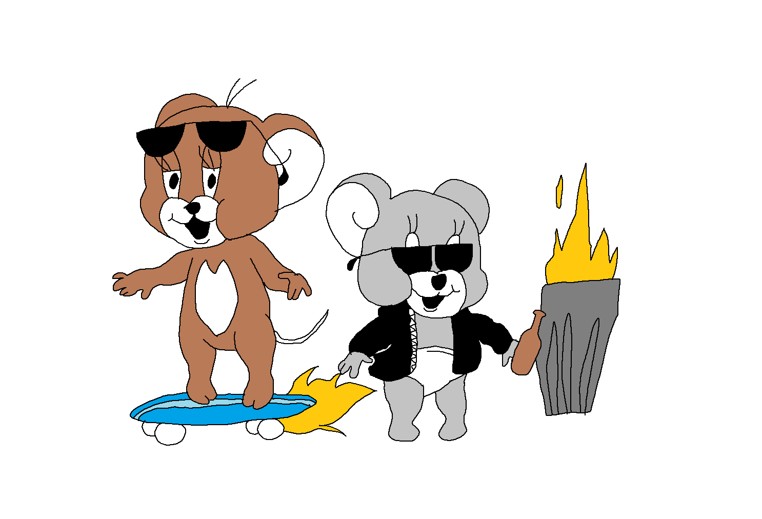 Jerry i Nibbles zachowują się fajnie | NibblesFren | Know Your Meme