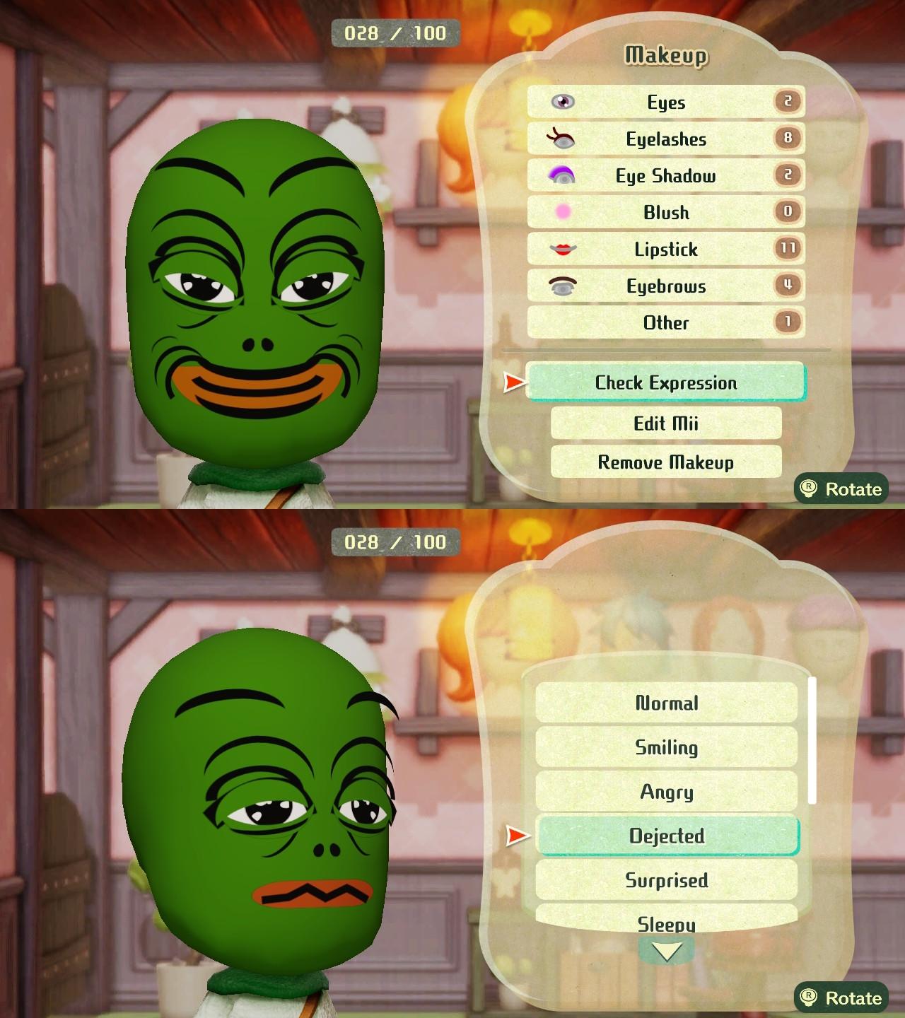 Pepe the Frog Mii | Miitopia Mii Maker | Know Your Meme